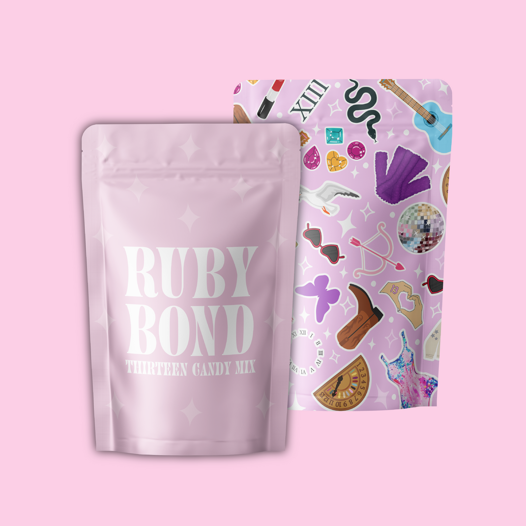 Ruby Bond. Designer Candy Boxes & Bags by Elizabeth Schmitt – Ruby Bond