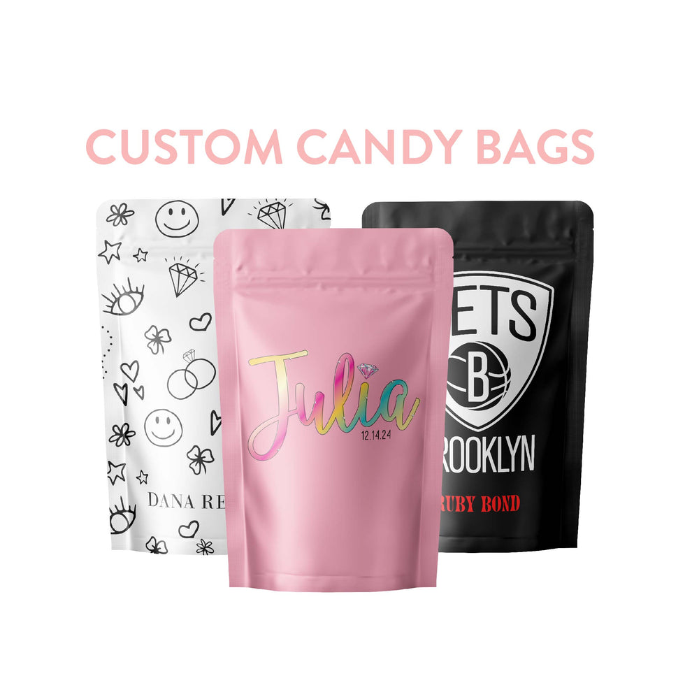 Custom Candy Bags - Corporate, Wedding, Mitzvahs, and beyond! – Ruby Bond