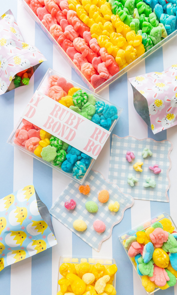 Ruby Bond. Designer Candy Boxes & Bags by Elizabeth Schmitt – Ruby Bond