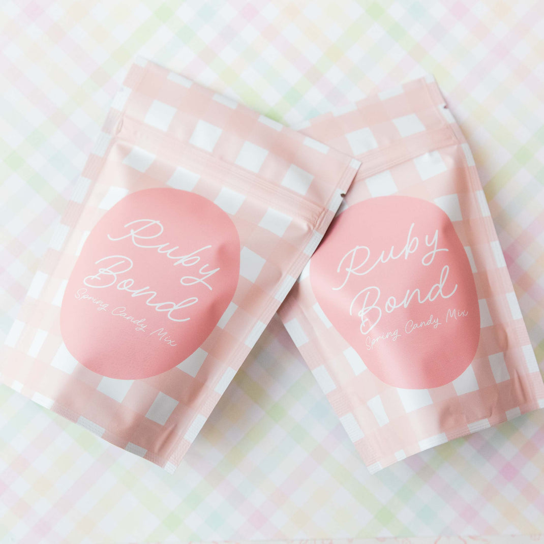 Ruby Bond. Designer Candy Boxes & Bags by Elizabeth Schmitt – Ruby Bond